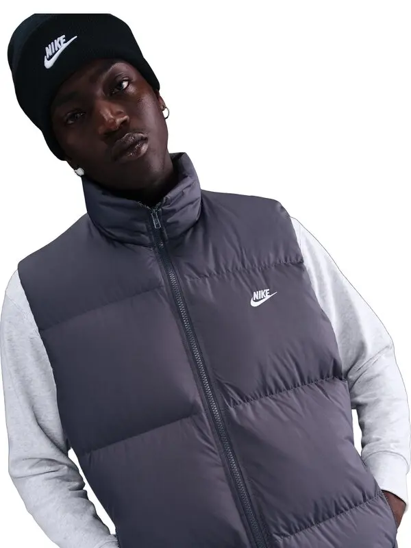 Nike Sportswear Club Therma-fit Puffer Vest - Grey