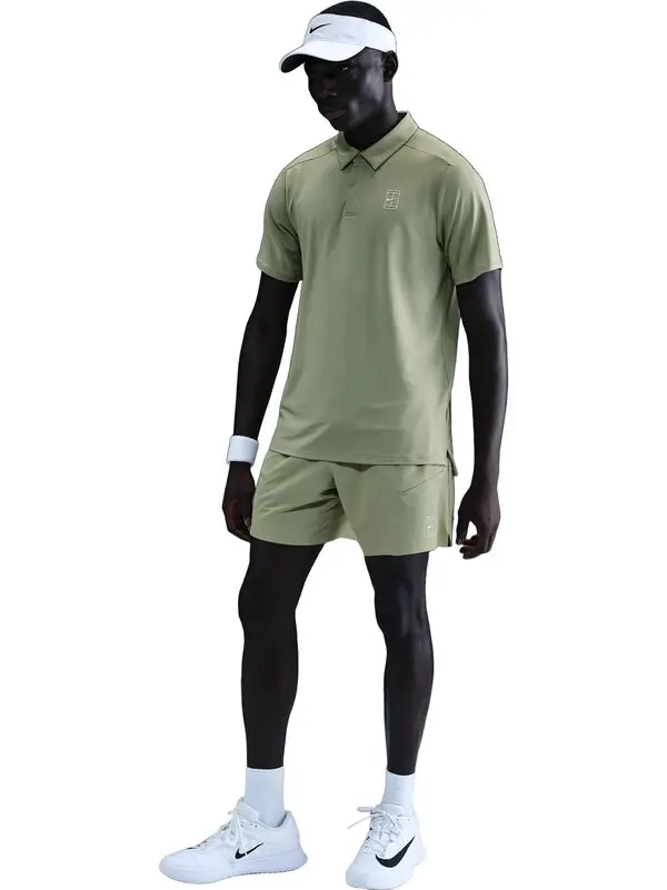 Nike Court Advantage Dri-fit 6" Tennis Shorts - Green