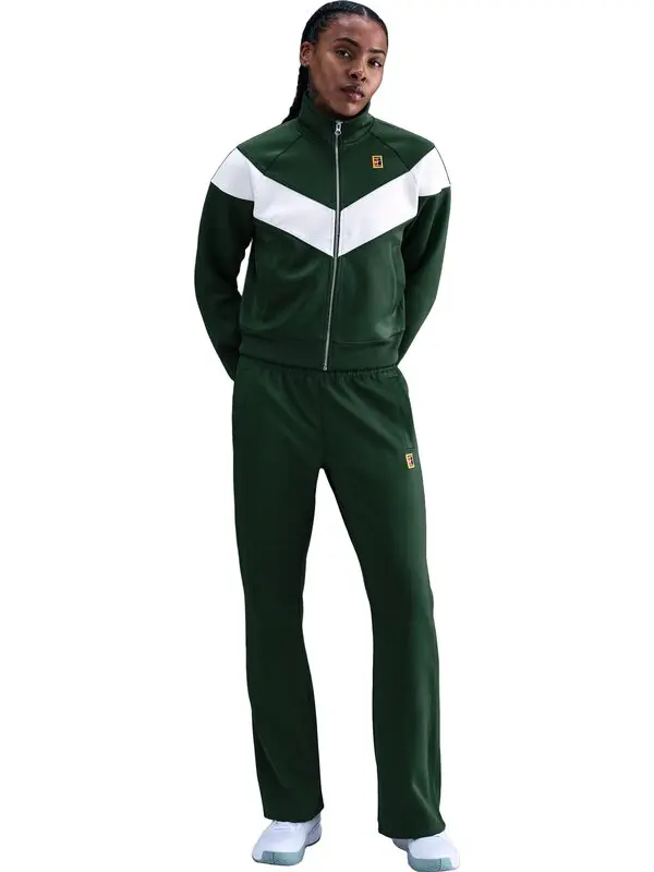 Nike Court Heritage Windrunner Mid-rise Tennis Pants - Green