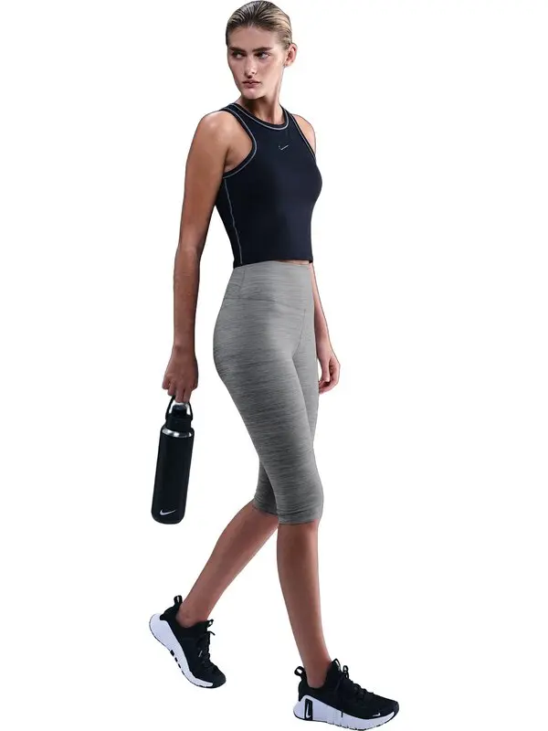 Nike One High-waisted Capri Leggings - Grey