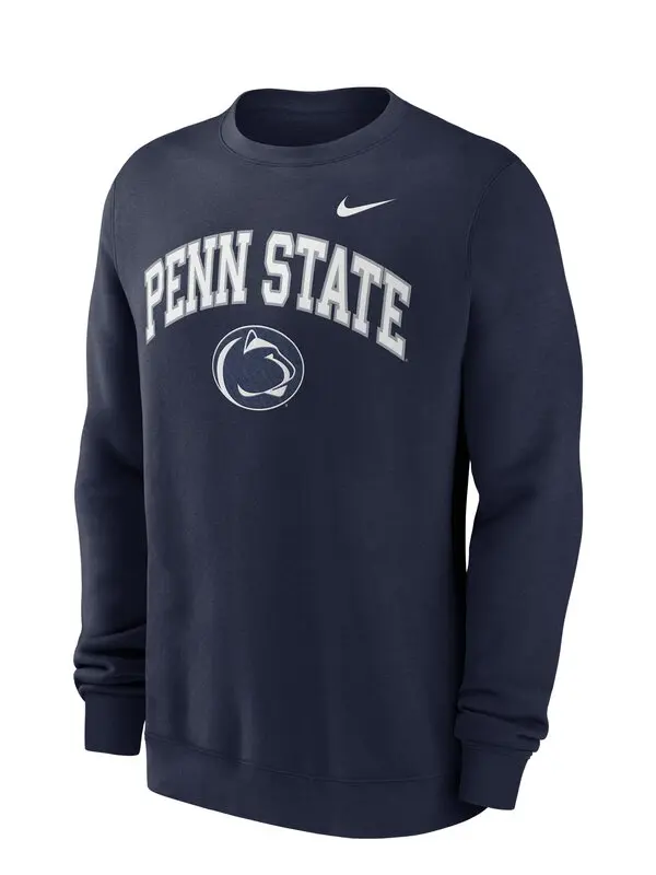 Nike Penn State Arch College Pullover Crew - Blue