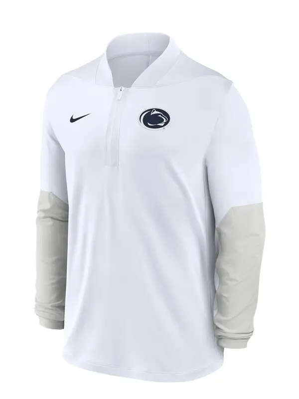 Nike Penn State Dri-fit College 1/2-zip Top - White