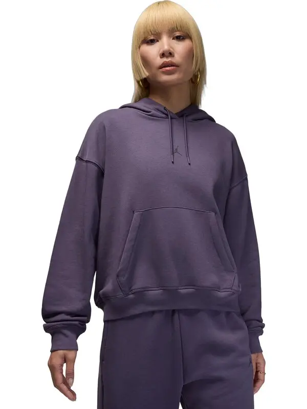 JORDAN Sport Crossover Dri-fit Fleece Hoodie - Purple