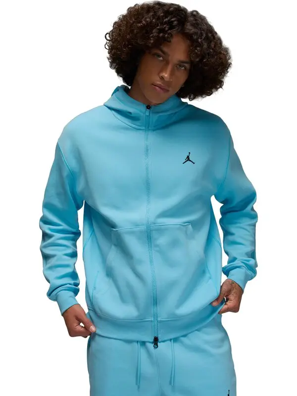 JORDAN Sport Hoop Fleece Dri-fit Full-zip Hoodie - Blue