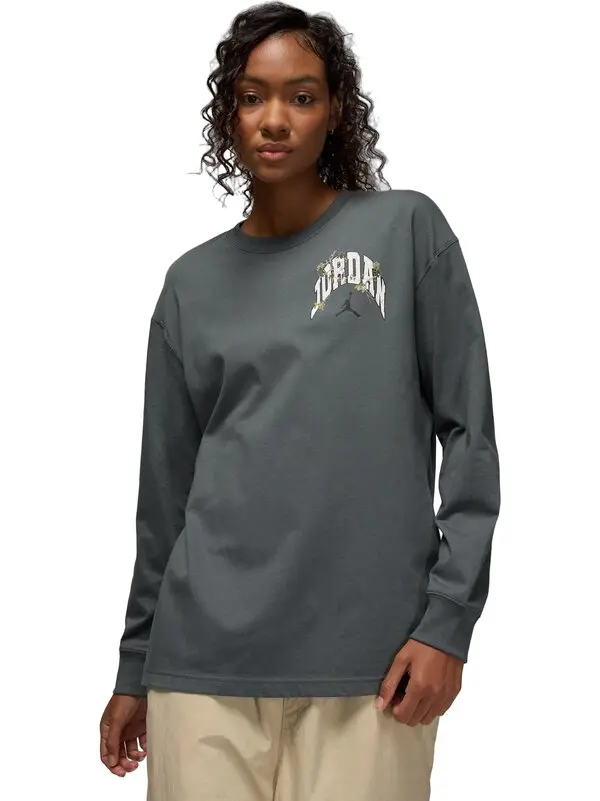 JORDAN Brooklyn Realtree Long-sleeve T-shirt - Grey
