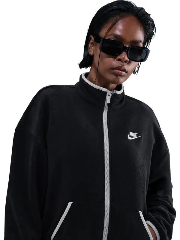 Nike Sportswear Club Fleece Loose Track Jacket - Black