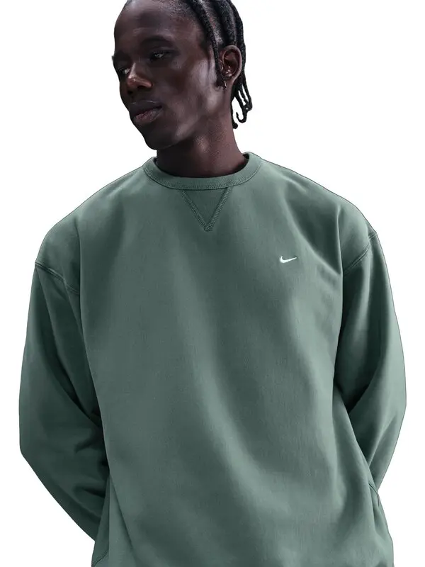 Nike Solo Swoosh Fleece Crew - Grey