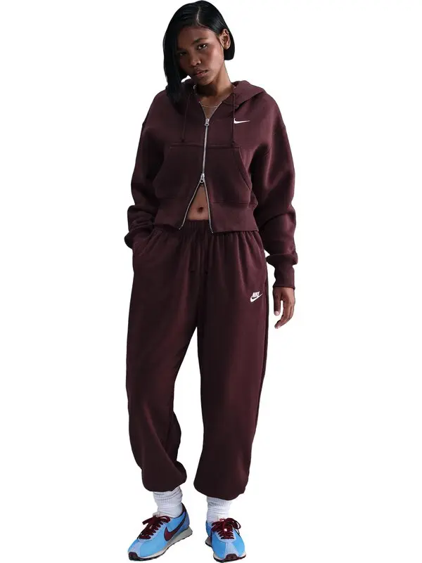 Nike Sportswear Club Fleece Mid-rise Oversized Sweatpants - Red