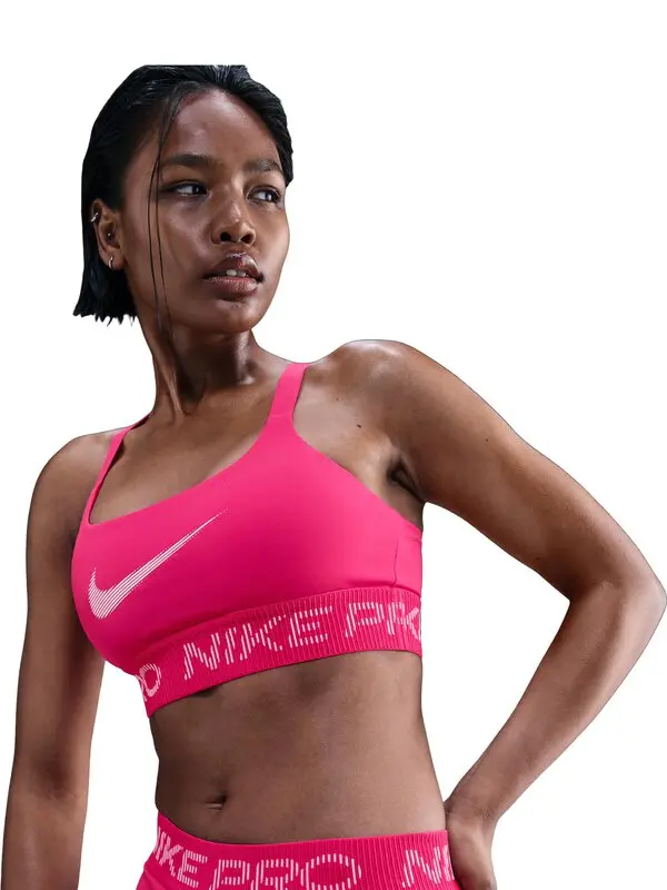 Nike Pro Light-support Non-padded Sports Bra - Pink