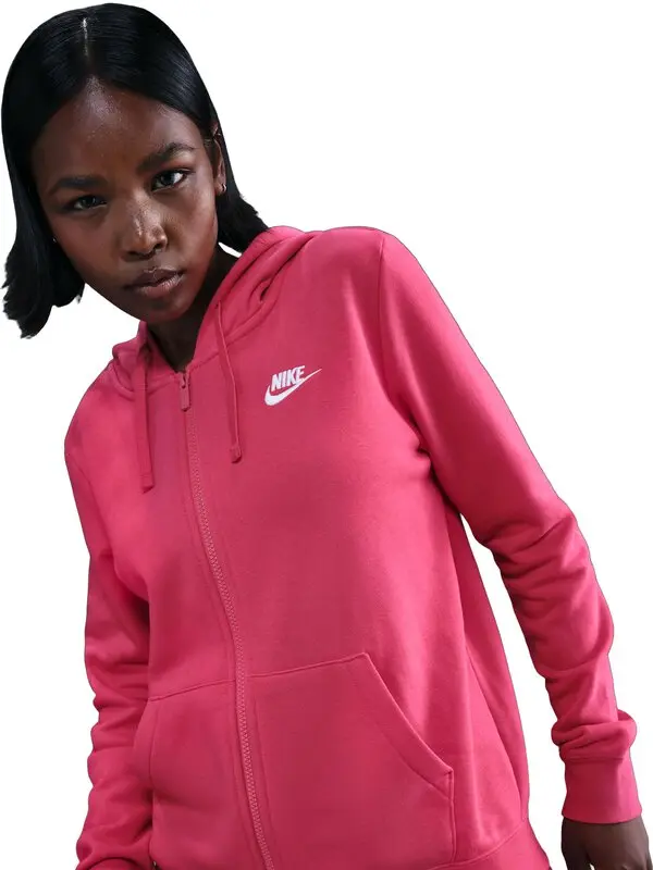 Nike Sportswear Club Fleece Full-zip Hoodie - Pink