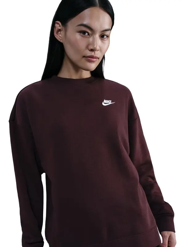 Nike Sportswear Club Fleece Crew-neck Sweatshirt - Red
