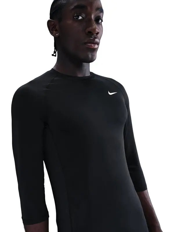 Nike Dri-fit 3/4-sleeve Baseball Top - Black