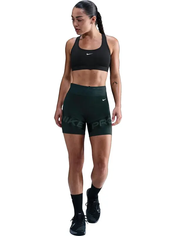 Nike Pro Sculpt Dri-fit High-waisted 5" Biker Shorts - Green