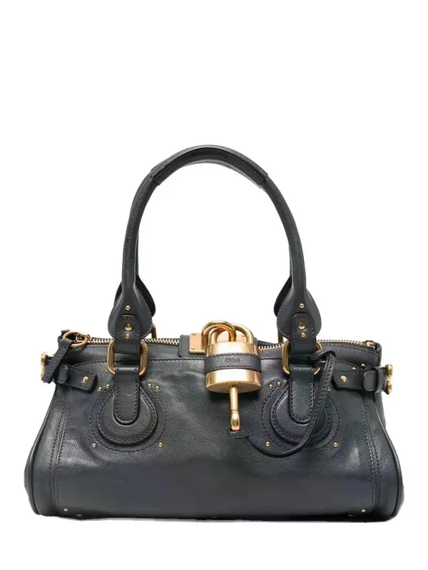 Chloé Paddington Leather Shoulder Bag - Black