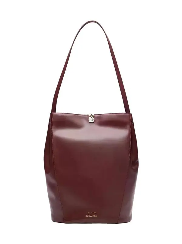 Loulou De Saison Daya Leather Bucket Bag - Red