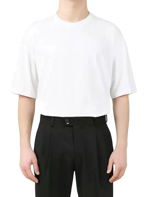 ROBERTO COLLINA Short-sleeve Cotton T-shirt - White