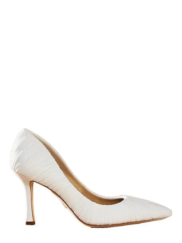 Badgley Mischka Veronika Pointed-toe Pumps - White