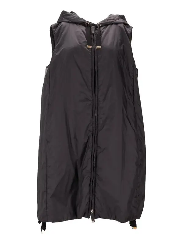 Max Mara Imbottito Smanicato Vest - Black