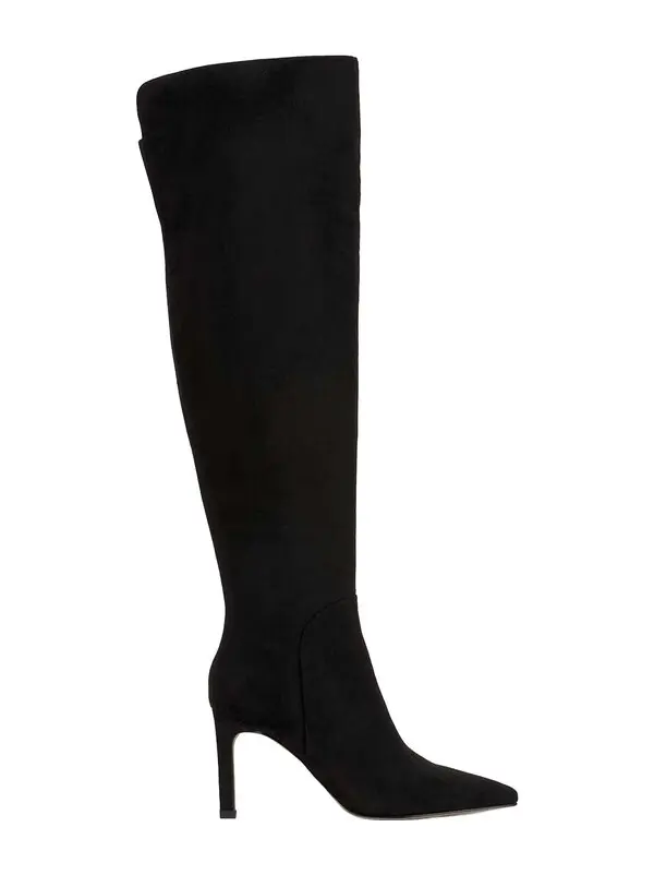 Vince Camuto Earon Over-the-knee Stiletto Boots - Black Suede