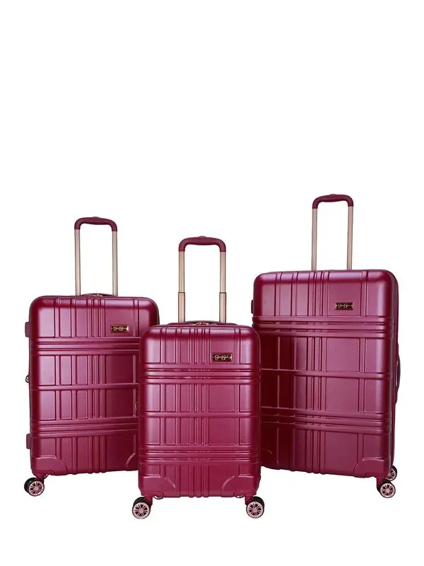 OLIVET, INC. Jewel Plaid Luggage Collection - One-color