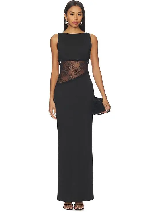 Superdown Vivica Maxi Dress - Black