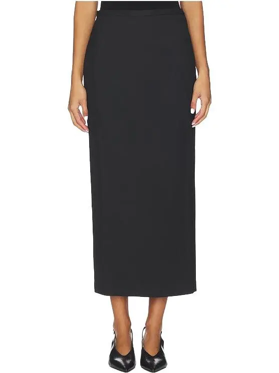 Rue Sophie Midi Pencil Skirt - Black