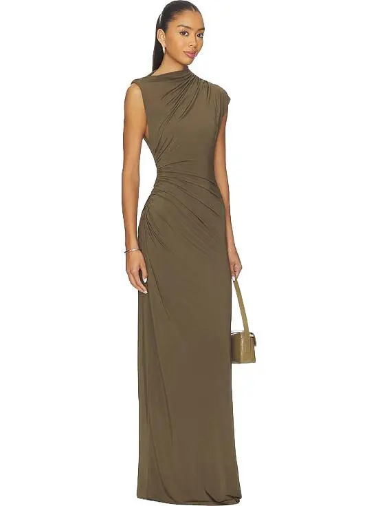 EAVES Auda Gown - Olive