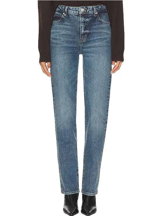 FRAME The Ruler Straight Leg Jeans - Halo