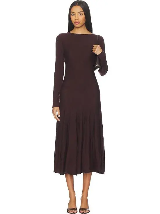 Astr The Label Doreyda Sweater Dress - Eggplant