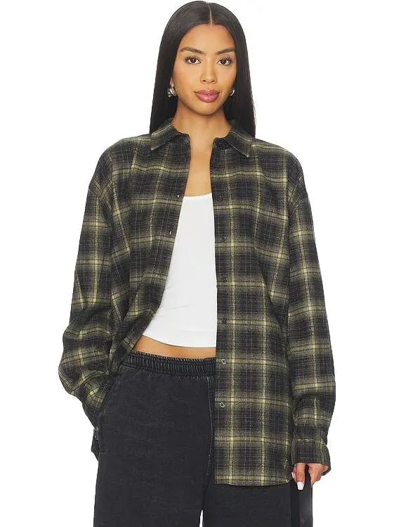 NAKEDVICE The Pax Shirt - Olive Plaid