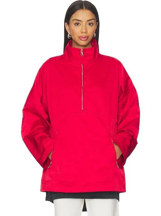 EAVES Silje Half Zip Parka - Urban Red