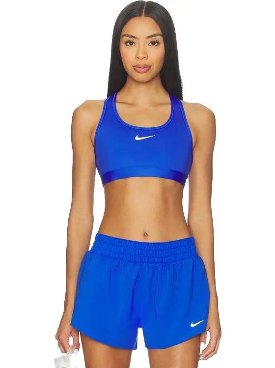 Nike Padded Sports Bra In Blue - Hyper Royal & White