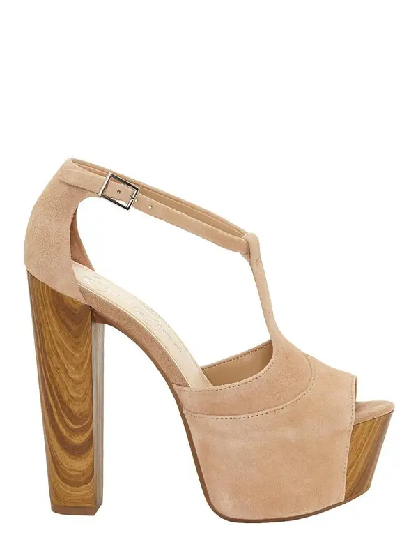Vince Camuto Dany T-strap Platform Sandal - Sand