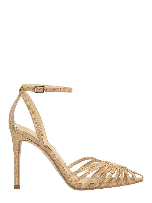 Vince Camuto Paveri Pump In Natural - Natural Raffia