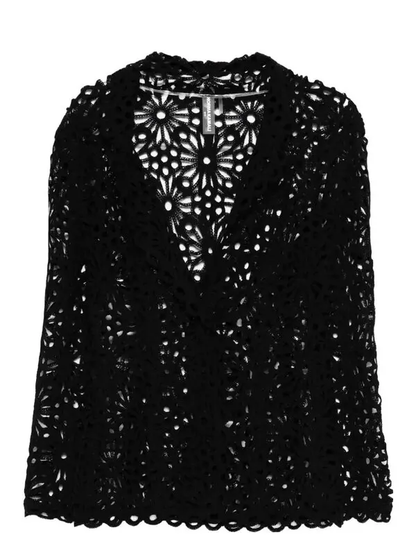 Norma Kamali Floral Single-breasted Jacket - Black