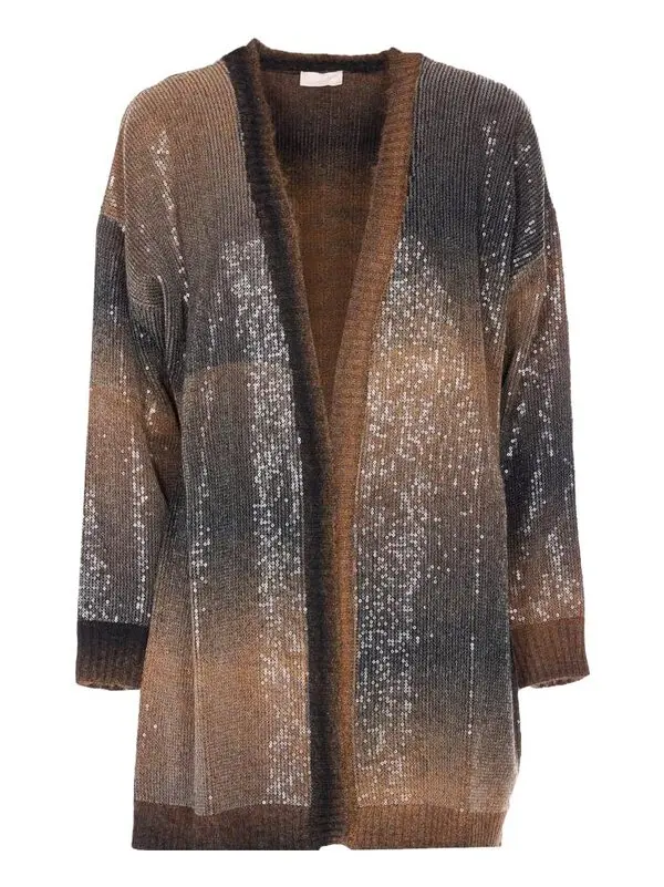 Liu Jo Sequin Cardigan - Brown