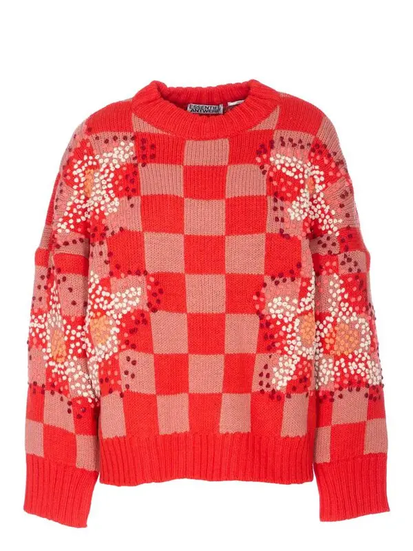 Essentiel Antwerp Inter Sweater - Red
