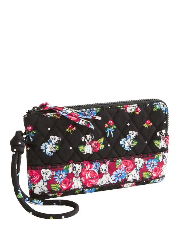 VERA BRADLEY Disney 101 Dalmatians Zip Wristlet - Black