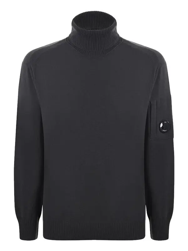 C.P. COMPANY Wool Blend Turtleneck - Grey