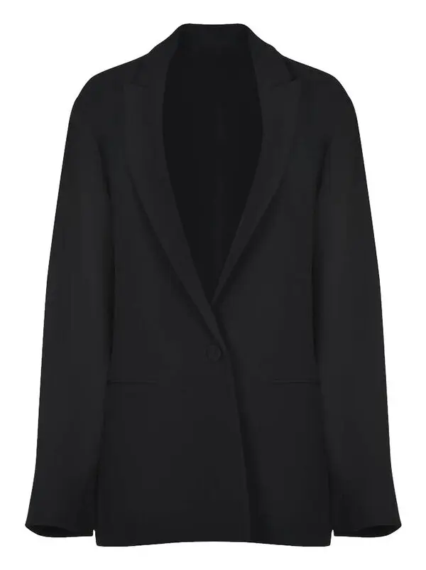 Alberta Ferretti Viscose-blend Jacket - Black