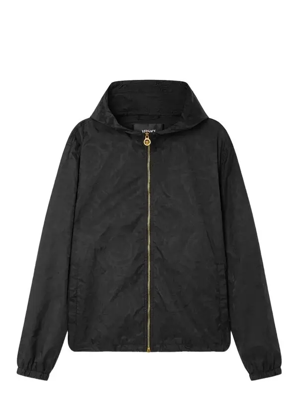 Versace Baroque Jacquard Windbreaker - Black