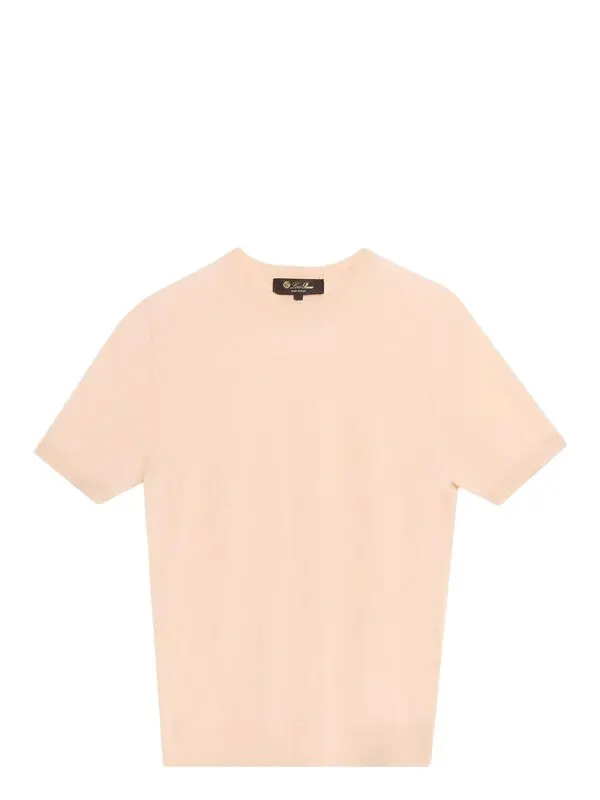 Loro Piana Camino Cashmere-silk Crewneck Sweater - Ltpink