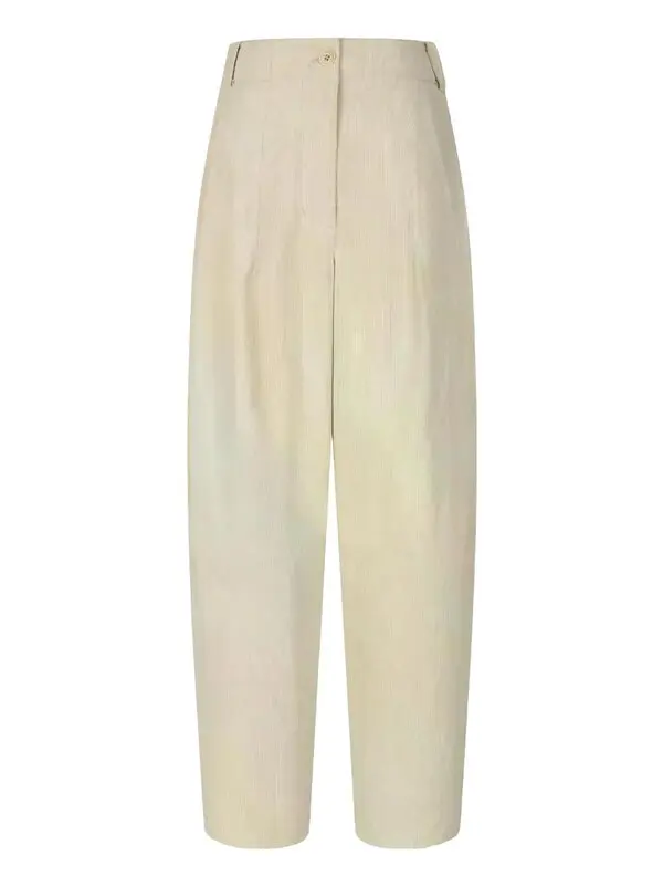 STUDIO TOMBOY Tapered Corduroy Trousers - Neutrals