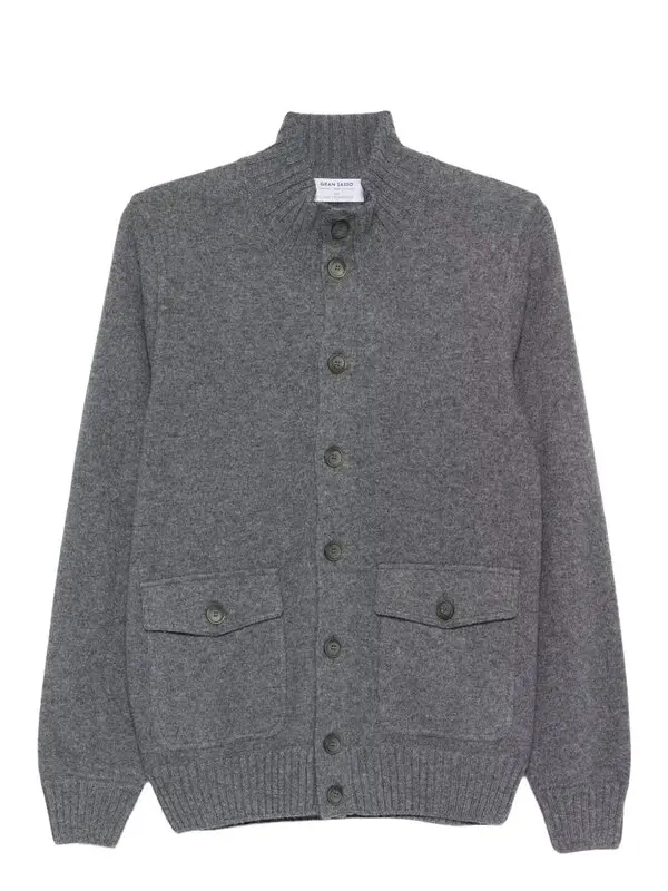 GRAN SASSO Button-pockets Cardigan - Grey