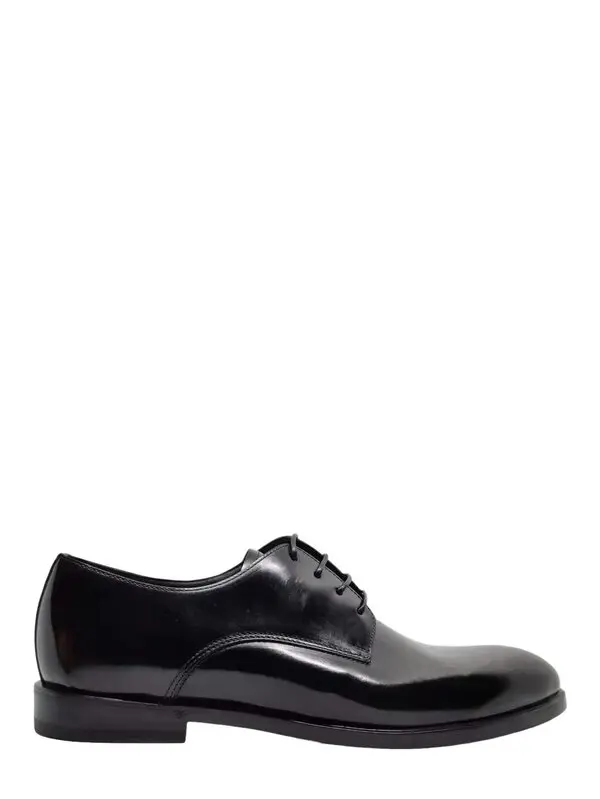 BARRETT Leather Lace-up Derby Shoes - Black