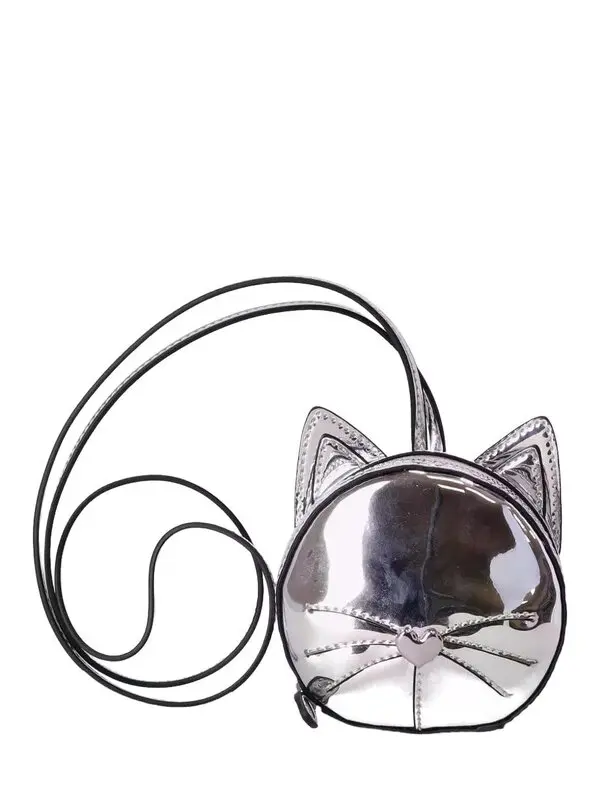 Karl Lagerfeld Ikon Le Chat Crossbody Bag - Silver