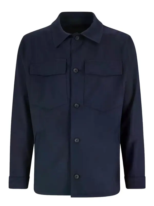 WHITE SAND Buttoned Shirt - Blue