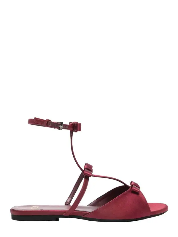 N°21 Bow-detail Ankle-strap Sandals - Pink