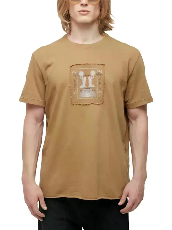OSKLEN Trace Cotton T-shirt - Neutrals