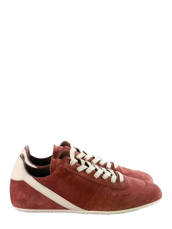 Rick Owens Suede Low-top Sneakers - Pink